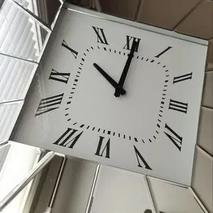 Z Gallerie | Wall Decor | Large Glam Mirrored Wall Clock Z Gallerie ...